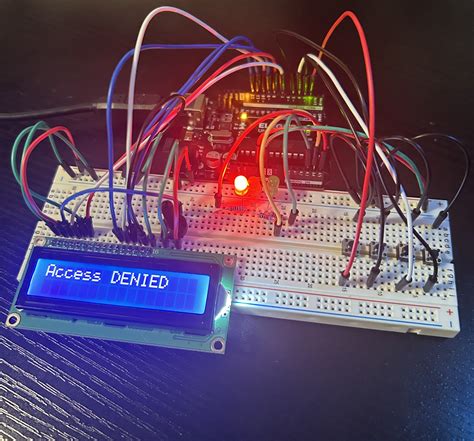 Security Access System With Lcd Display Arduino Project Hub