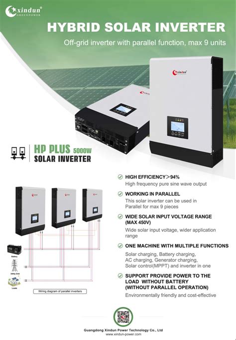 Hybrid Solar Inverter Parallel Solar Power Inverter Solar Power