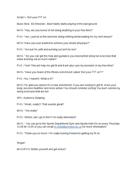 Script For Advert Enrichment Pdf