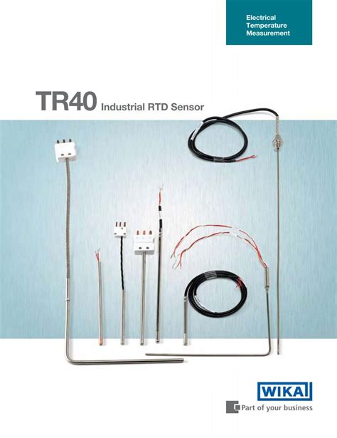 Tr40 Industrial Rtd Sensor Wika