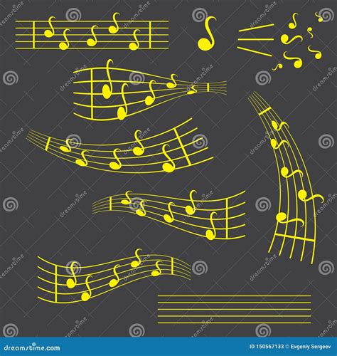 Music Notes Song Melody Or Tune Flat Vector Icon For Musical Apps And