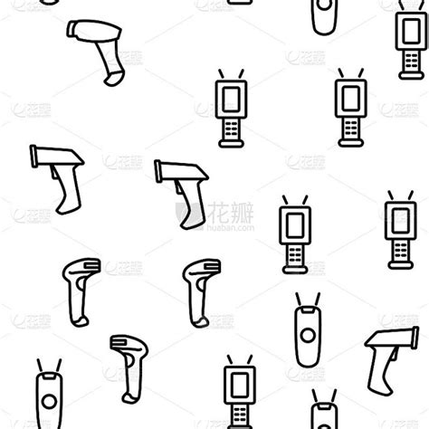 条形码扫描器设备矢量无缝模式
