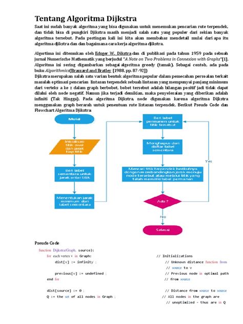 Menerapkan Algoritma Dijkstra Pdf