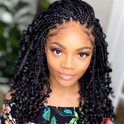 Goddess Box Braids Crochet Hair 10 Inch Bohemian Box Braids Crochet