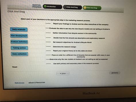 Solved Question Progress °click And Drag Oclick And Drag
