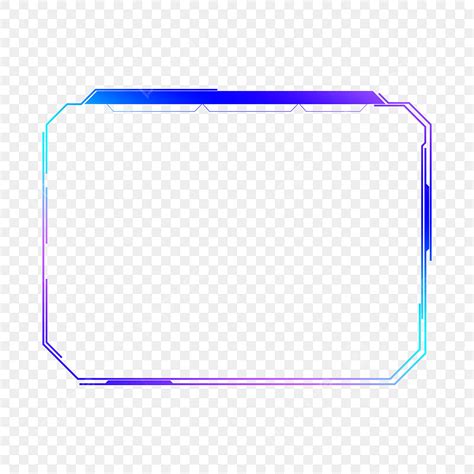 기술 일러스트 국경 아이콘 Ui 요소 테두리 Hd 사진 Png 일러스트 및 Psd 이미지 무료 다운로드 Pngtree