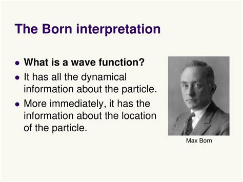 Ppt Lecture 5 The Meaning Of Wave Function Powerpoint Presentation