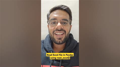 Read Excel File In Python Using Pandas Readexcel Function Python Pandas Datascience
