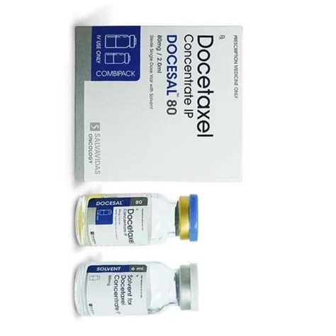 Docetaxel Concentrate Injection Ip 80 Mg At ₹ 1600 Vial In Surat Id 2852228858233