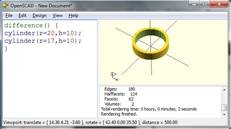 42 Difference Openscad Uitstekend
