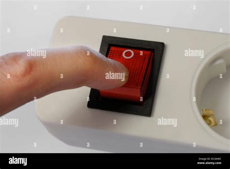 Multi Contact Plug Gets Switched On Stock Photo Alamy