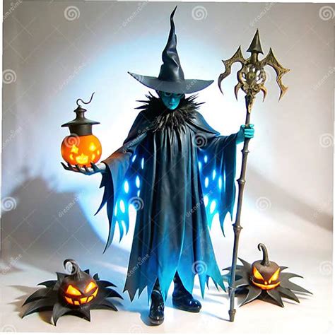 Warlock Silhouette Halloween Stock Illustration Illustration Of Girls