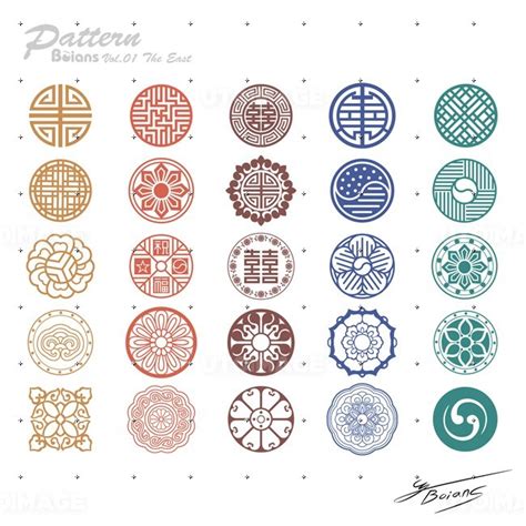 유토이미지 Bpt01006 패턴과 문양 Vol01 동양