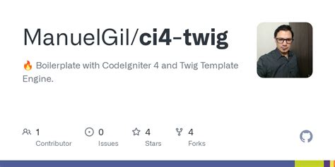 Github Manuelgilci4 Twig 🔥 Boilerplate With Codeigniter 4 And Twig Template Engine