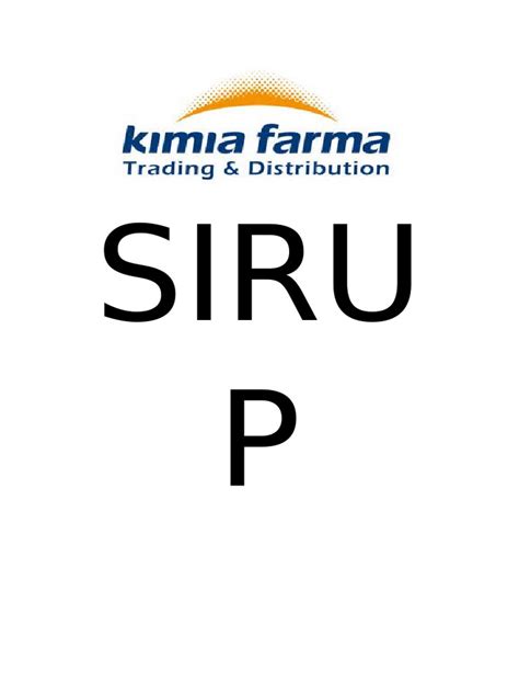Sirup Pdf