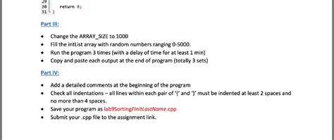 Solved Csc 260l Laboratory 9 Fall 2020 Sorting Algorithms