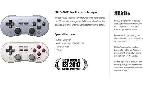 8bitdo Sn30 Pro Bluetooth Controller For Switch Switch Oled Pc Macos Android
