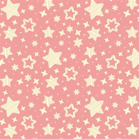 Free Vector Hand Drawn Star Pattern Design