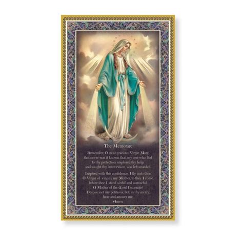 Our Lady Of Grace Prayer Card Etsy