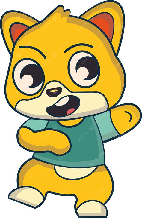 노란 고양이 마스코트 페인트 노란 고양이 그림을 그리다 Png 일러스트 및 벡터 에 대한 무료 다운로드 Pngtree