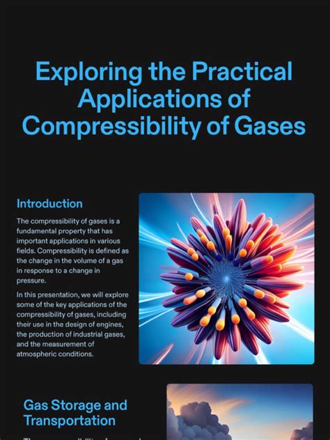 Presentation Of Applications Of Compressibility Of Gases Pdf