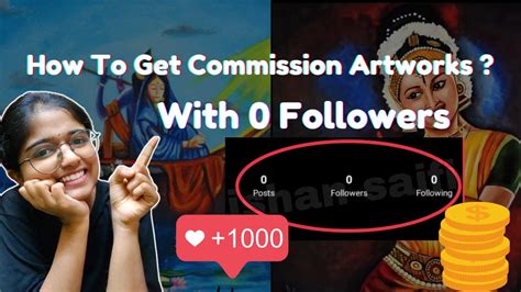 How To Get Art Commissions With 0 Followers Beginner Artist Tips In