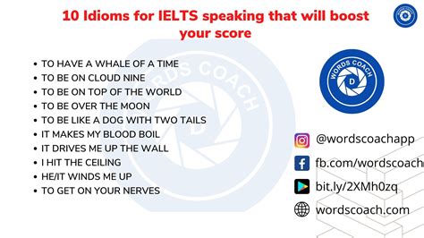 10 Idioms For Ielts Speaking That Will Boost Your Score Word Coach