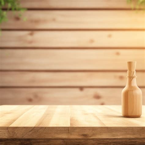 Premium Photo Empty Wooden Table