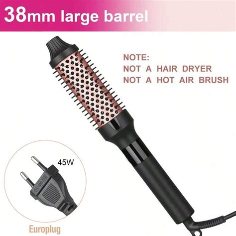 38mm Curling Iron With Dual Ptc Heating Faster Heating Speed And More