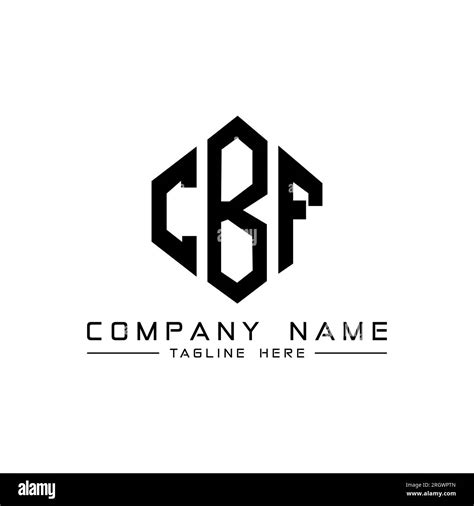 Cbf Letter Logo Design With Polygon Shape Cbf Polygon And Cube Shape