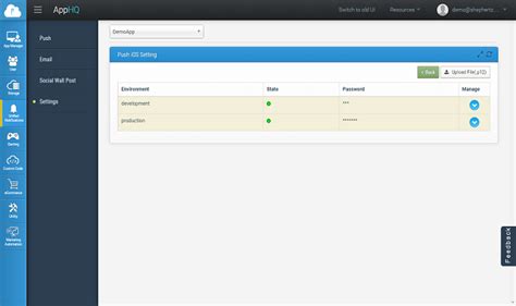 Apns Settings Tutorial App42 Tutorial