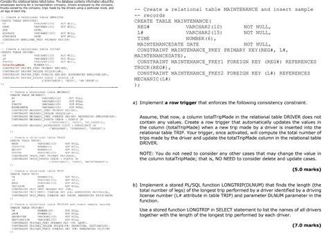 Solved Index Question On PL SQL Computer Science Chegg Com