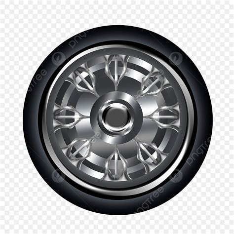 둥근 플랫 스타일의 입체 일러스트 텍스처 타이어 바람 빠진 타이어 자동차 바퀴 플라스틱 타이어 Png 일러스트 및 Psd