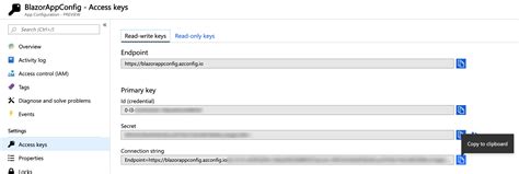 Configuring A Server Side Blazor App With Azure App Configuration