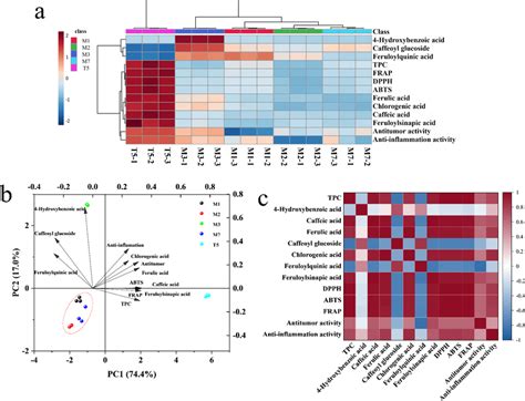 Cluster Analysis A Principal Component Analysis B And Pearson