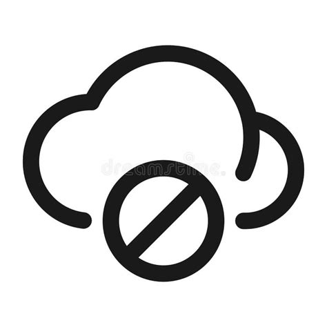 Cloud Error Or Cancel Or Disconnect Connection Icon Cloud Computing