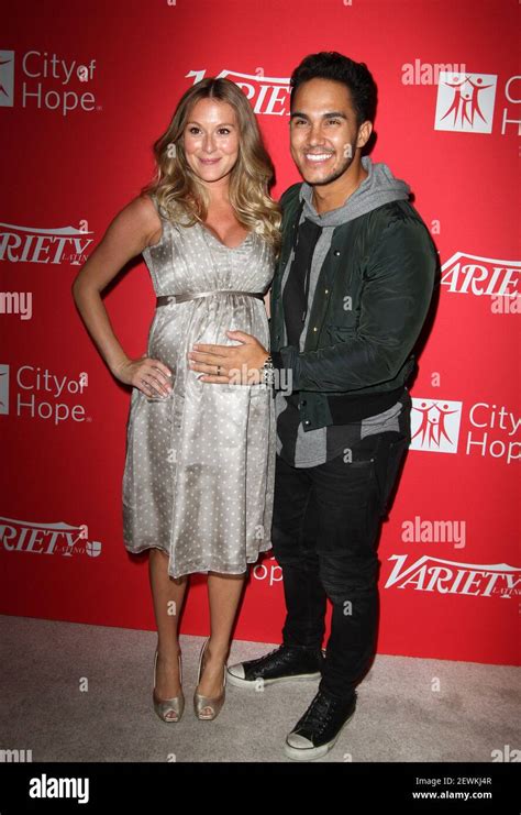 Alexa Penavega With Husband Carlos Penavega Attending Variety Latinos