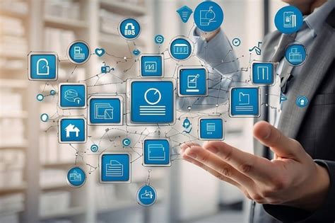 Premium Photo Efficient Document Management Streamlining Company Data