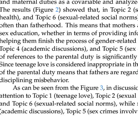 Association Between Topics And The Gender Of Sex Education Educators Download Scientific