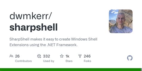 github dwmkerr sharpshell sharpshell makes it easy to create windows