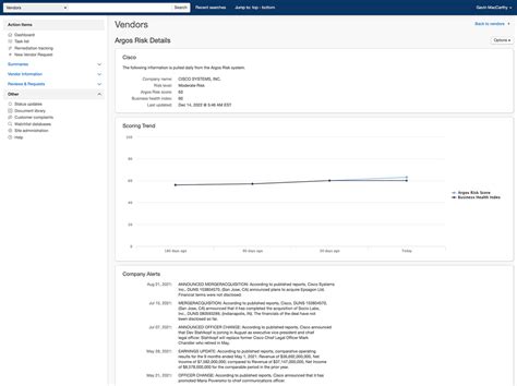 argos risk integration vendorrisk