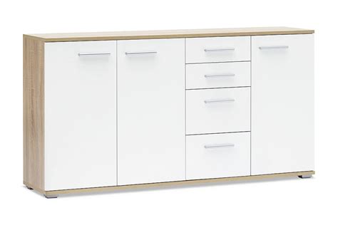 Комод Fun КД 4 дуб сонома белый арт 08 128118 купить в Москве по цене 8 990 руб НОНТОН