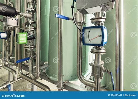Measuring Instruments In The Pipeline System Of Filtering Equipment