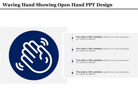 Waving Hand Showing Open Hand Ppt Design Powerpoint Presentation