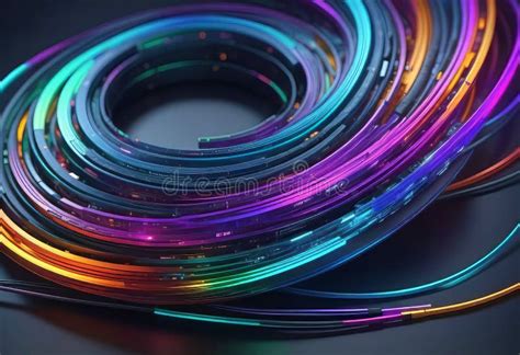 Cyber Information And Data Flow Presentation Data Transmission Technology Electronic Trends