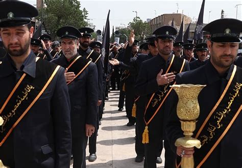 پیاده روی خادمان حرم حضرت معصومه س برگزار شد تصاویر تسنیم