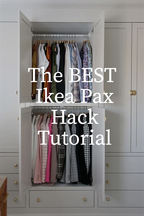 Ikea Pax Hack For Builtin Closet Look Artofit