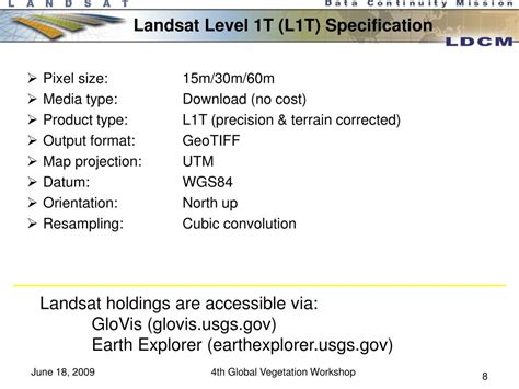 PPT Landsat Data Continuity Mission And Beyond PowerPoint Presentation ID 3375686