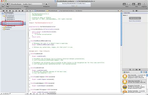 Iphone Rss Reader App Ios Tutorial 1 Storyboard Ui Programming