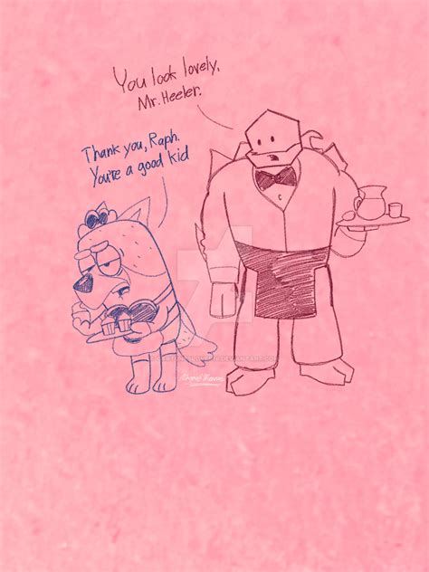 maid bandit heeler and server raph by cartuneslover16 on deviantart